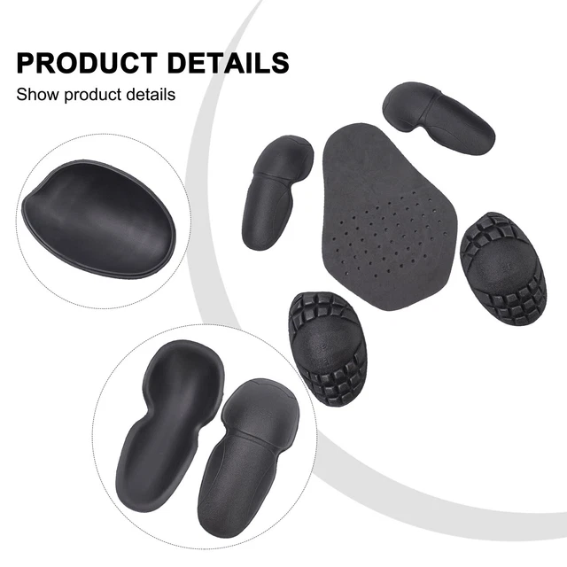STAY PROTECTED WITH Motorcycle Riding Jacket Armour Inserts Shoulder ...
