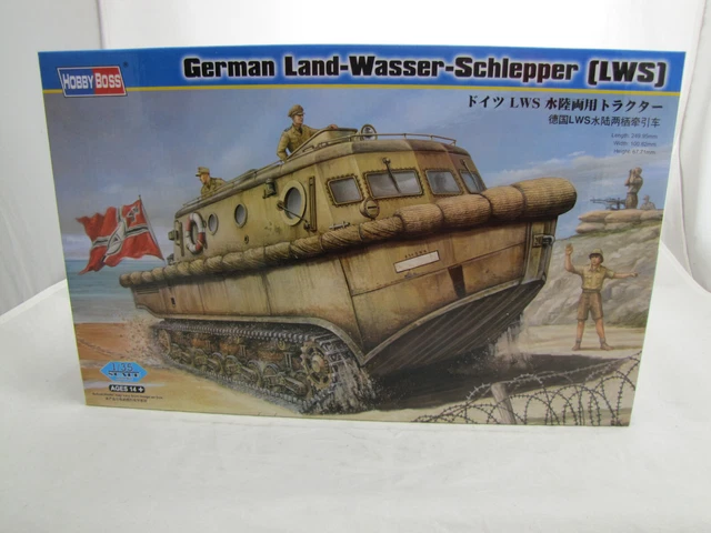 HOBBYBOSS 82430 GERMAN Land-Wasser-Schlepper LWS - 1:35 EUR 33,90 ...