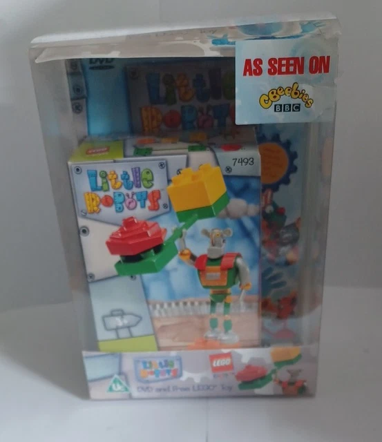 LEGO LITTLE ROBOTS Toy 7493 Set + Dvd New Sealed Damaged Case Very Rare ...