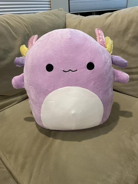 SQUISHMALLOW 14” INCH Monica the Purple Axolotl Plush Squish HTF RARE Exclusive EUR 22,90 ...