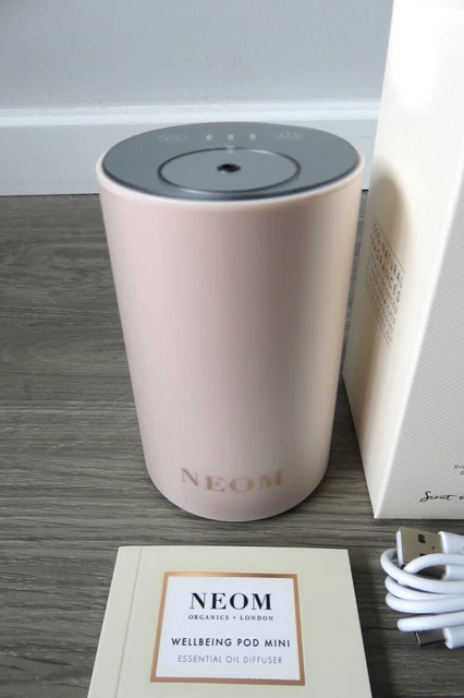 NEOM ORGANICS PORTABLE Wellbeing Pod Mini Essential Oil Diffuser Pink ...