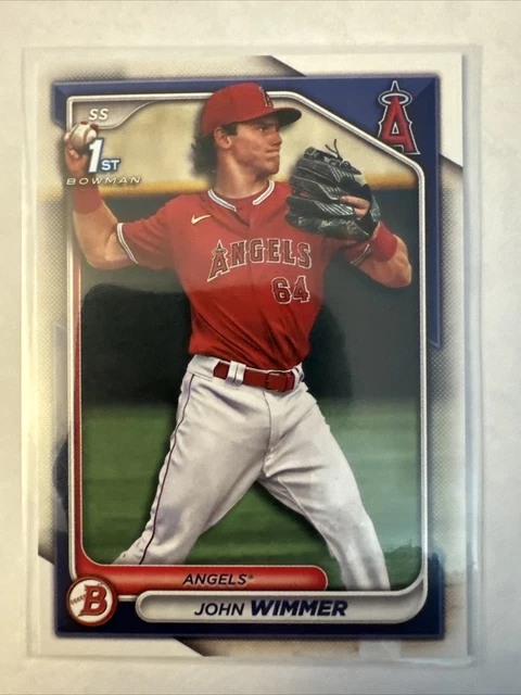 2024 BOWMAN BASE Prospect #BP-78 John Wimmer - Los Angeles Angels EUR 1 ...