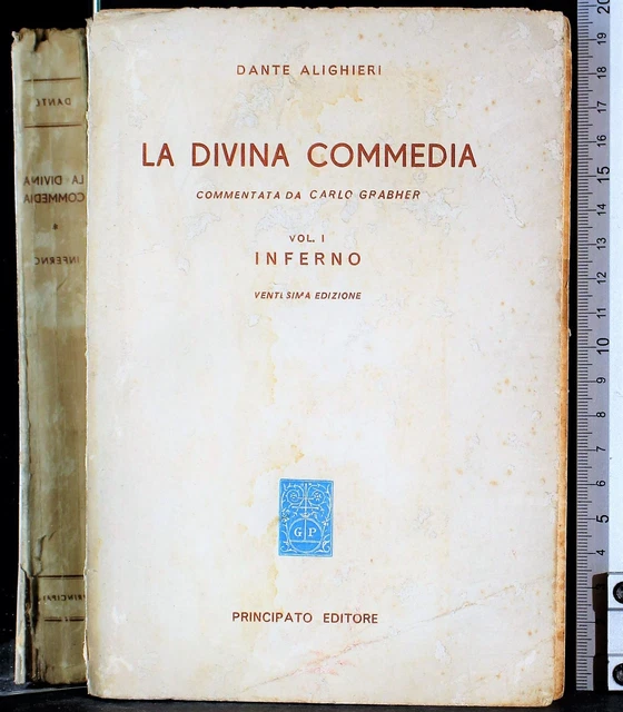 LA DIVINA COMMEDIA. Vol1. Inferno. Dante Alighieri. Principato Editore ...