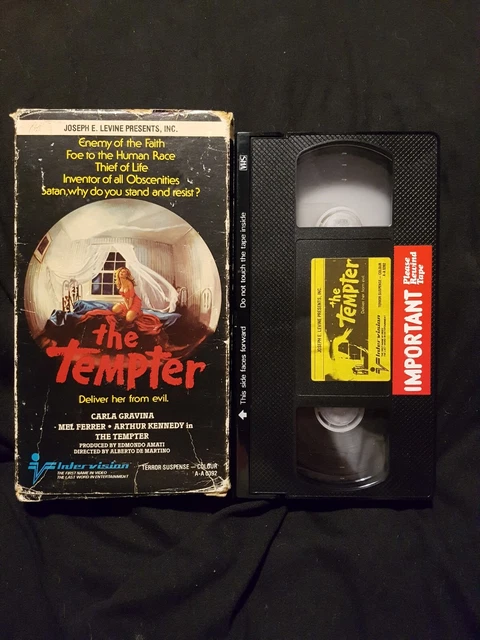 THE TEMPTER (COMPLETE Card Carton) - Intervision - (Pre-Cert Horror Vhs ...