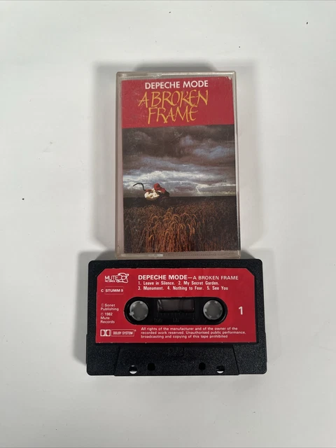 DEPECHE MODE A Broken Frame Cassette Tape 1982 £18.99 - PicClick UK