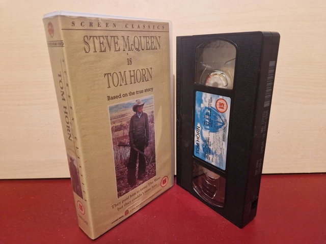 TOM HORN - Steve McQueen - PAL VHS Video Tape (A327) EUR 4,27 - PicClick IT