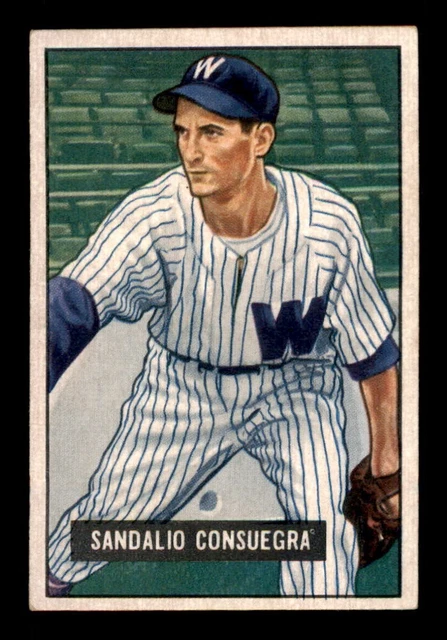1951 BOWMAN BASEBALL #96 Sandy Consuegra EX/MT *f1 EUR 15,55 - PicClick FR