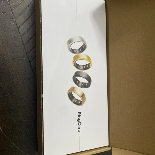 RINGCONN GEN 2 Smart Ring with Sleep Apnea Monitoring, Size 10 Silver ...