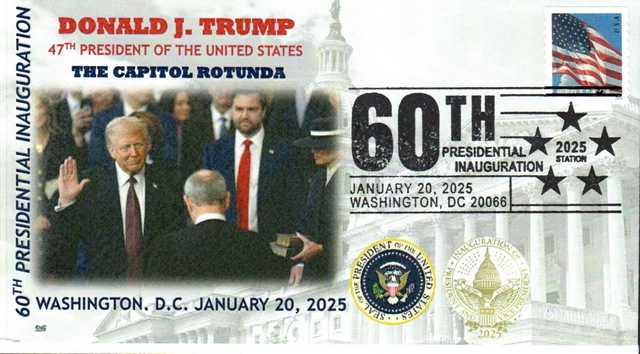 2025 TRUMP SECOND Presidential Inauguration Washington DC 20 January $8 ...