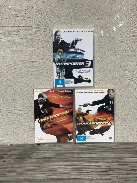 THE TRANSPORTER 1 2 3 DVD Bundle Trilogy Region 4 Jason Statham Action ...