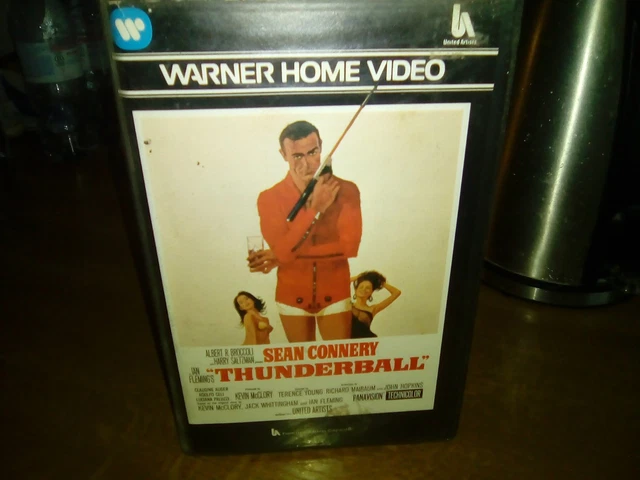 JAMES BOND THUNDERBALL 1965 Film 1982 Warner Bros Pal Rare Big Box Pre ...