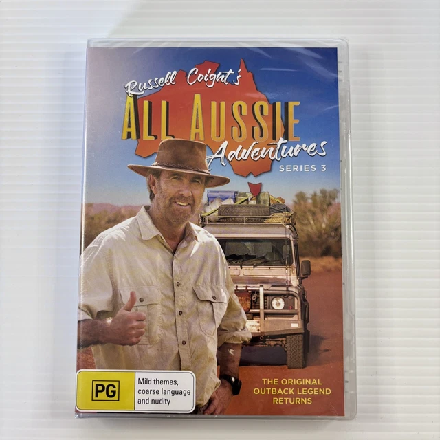 RUSSELL COIGHT'S ALL Aussie Adventures Series 3 DVD R4 PAL Brand New ...