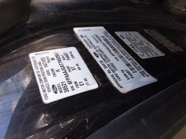 FORD TERRITORY ALTERNATOR Petrol, 4.0, Sy Mki, 3 Pin Plug Type, 10/2005 ...