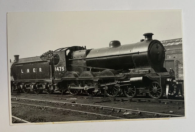 RAILWAY LOCOMOTIVE PHOTOGRAPH - Lner 1475 - A81 £3.50 - PicClick UK