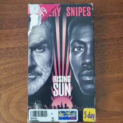 RISING SUN VHS Wesley Snipes SEAN CONNERY culte Action Drama Classic ...