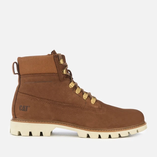 CATERPILLAR CAT MENS Lexicon FLEXFWD Soft Toe Nubuck Leather Tan Boots ...