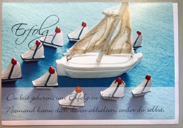 ERFOLG - SPRUCHKARTE - Glückwunschkarte - Doppelkarte mit Briefumschlag ... ERFOLG - SPRUCHKARTE - Glückwunschkarte - Doppelkarte mit Briefumschlag ...