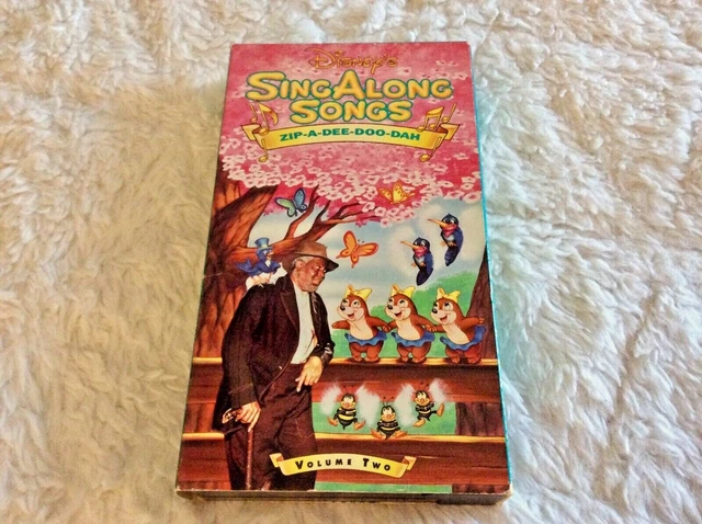 DISNEY SING ALONG Songs Volume 2 VHS Zip-A-Dee-Doo-Dah VERY GOOD EUR 9 ...