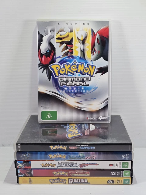 POKEMON DVD BUNDLE X 6 Diamond And Pearl Collection, Ruby & Sapphire ...