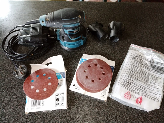 ERBAUER ER0400 ORBITAL Sander Electric Random Variable Speed 125mm 400W ...