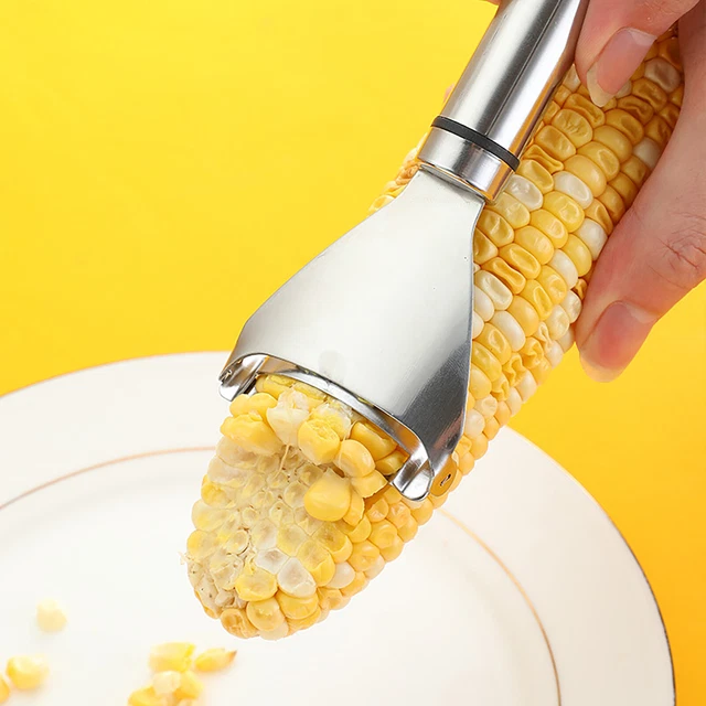 CORN STRIPPER STAINLESS Steel Corn Shucker with Ergonomic Handle ...
