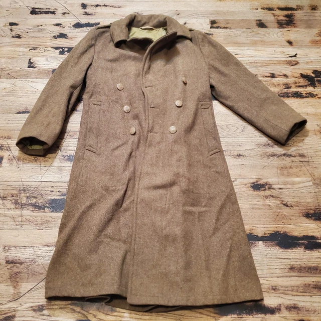WW2 US ARMY Overcoat Wool Trench Coat M1942 Size 40R Original £186.98 ...