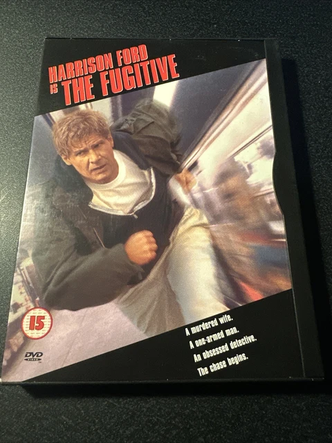 THE FUGITIVE (DVD, 1998) Harrison Ford, Tommy Lee Jones, Sela Ward £4. ...
