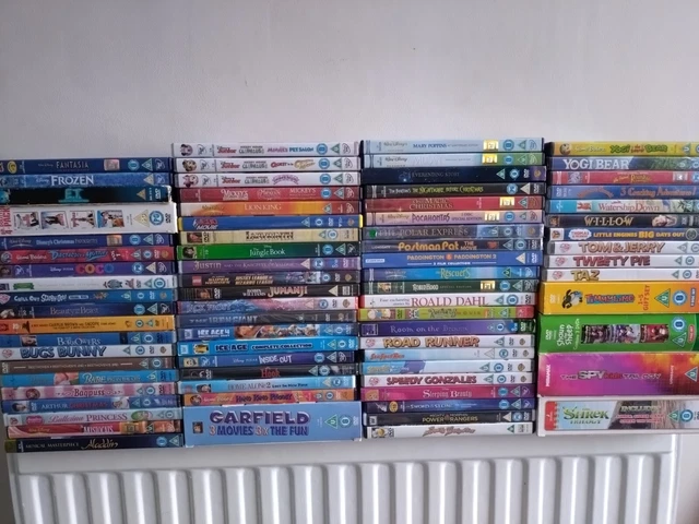 COLLECTION OF CHILDRENS dvds - uk dvd bundle, Joblot - all checked ...