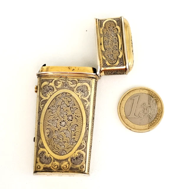 ETUI À LANCETTES Saignées Chirurgie Argent Massif Sterling Lancet Case ...