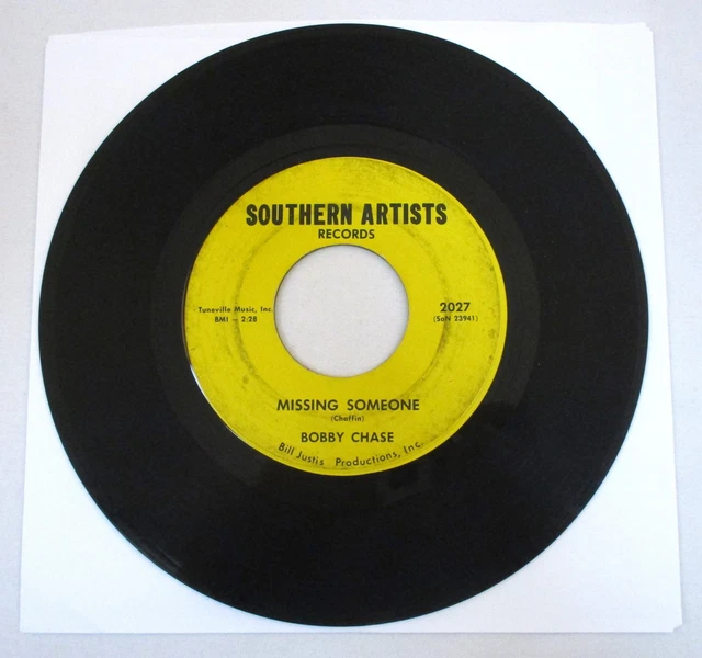 BOBBY CHASE MISSING SOMEONE/KNOW IT WAS HEARTBREAK 45 ARTISTES DU SUD ...