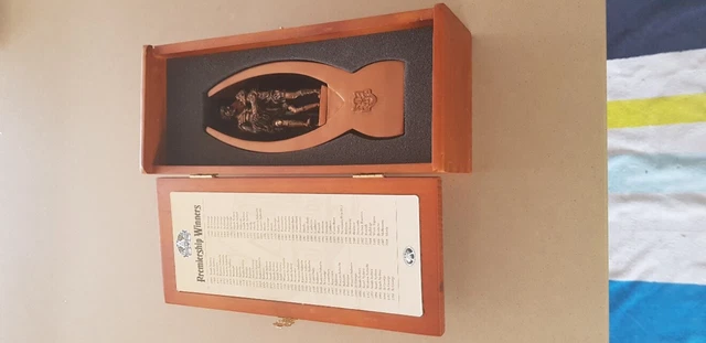 2008 CENTENARY NRL Premiership Replica Trophy in collectible wood box ...