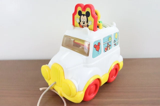 RARE VINTAGE 1980S Disney Push/Pull Car with Moving Characters $29.98 ...