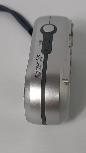 SONY CYBER-SHOT DSC-P41 4.1MP Digital Camera Silver Smart Zoom Tested ...