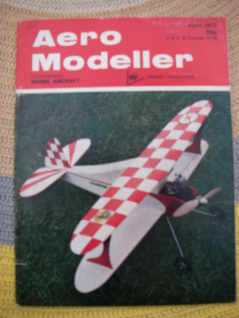 AERO MODELLER MAGAZINE April 1977 Aeromodeller no plan £2.02 - PicClick UK