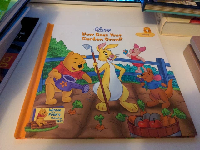 DISNEY WINNIE THE Pooh How Does Your Garden Grow Children's Book #9 ...