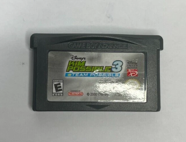 DISNEY'S KIM POSSIBLE 3: Team Possible Nintendo Game Boy Advance PANIER ...