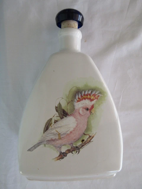 R.L BULLER & SON TAWNY PORT BOTTLE BIRD SANCTUARY PINK COCKATOO SERIES ...