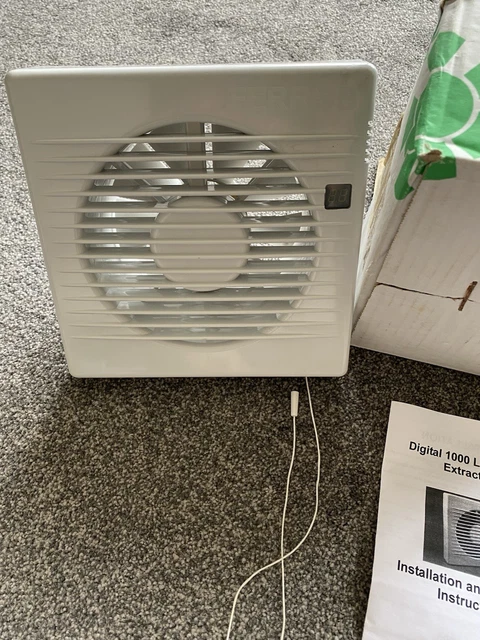 FERROB 6-INCH Extract Fan with Humidity Timer and Pull Cord - Brand New ...