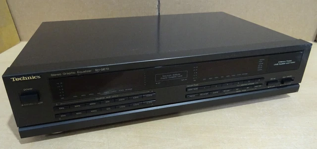 TECHNICS SH-GE70 2X7 Band Stereo Graphic Equalizer Vintage 80s EQ EUR ...