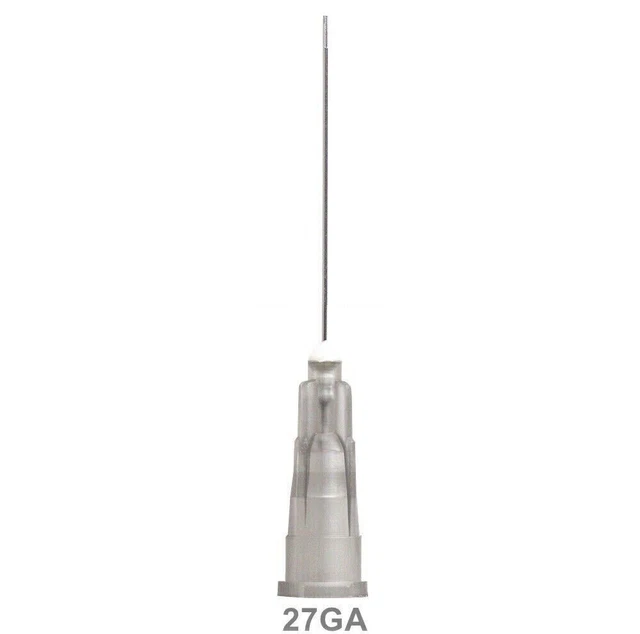 DENTAL DISPOSABLE ENDO Irrigation Needle Syringe Tips 27GA Grey Notched ...