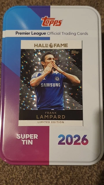 TOPPS PREMIER LEAGUE 2025/26 Chelsea Hall of Fame Limited Edition Frank ...