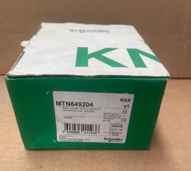 SCHNEIDER ELECTRIC KNX DIN Rail MTN649204 Switch Actuator REG-K / 4x230 ...
