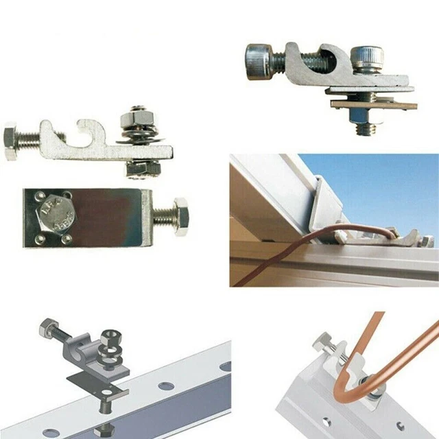 CLIP DE MISE ?? la terre robuste en acier inoxydable pour la s??curit?? ?? long EUR 11,64 ...