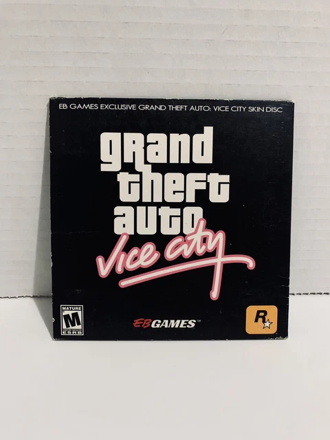 GRAND THEFT AUTO Vice City Skin Disc EB Games Exclusive Promo 2003 RARE ...