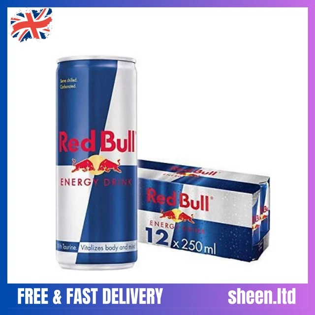 RED BULL ENERGY DRINK 250ml CLASSIC 24x250ml 12 x 250ml RED BULL 12 ...
