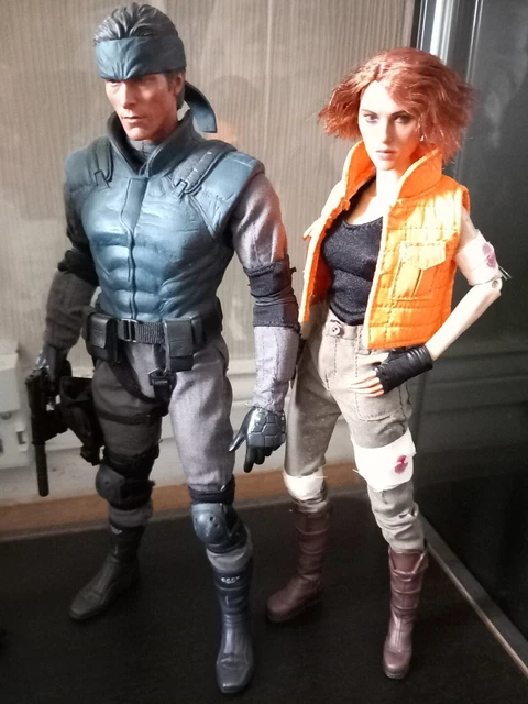 METAL GEAR SOLID Snake & Meryl Silverburgh custom figures 1/6 hot toys ...