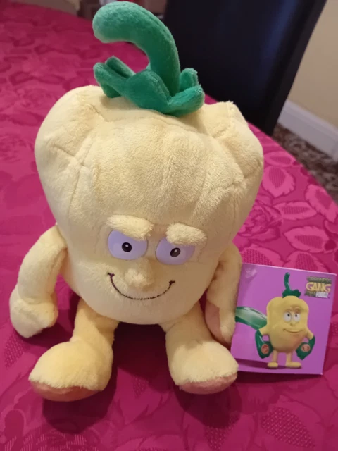 GOODNESS GANG YELLOW Pepper Soft Plush Toy Co-op Fruit Vegetable New ...
