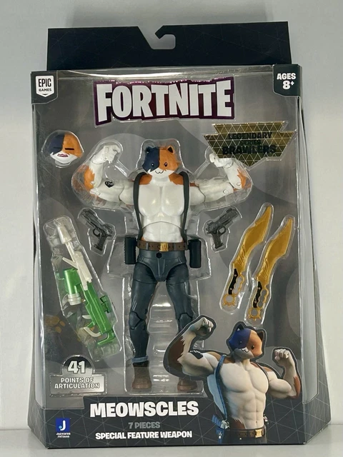FORTNITE MEOWSCLES Legendary Series Brawlers Epic Games Figure Jazwares ...