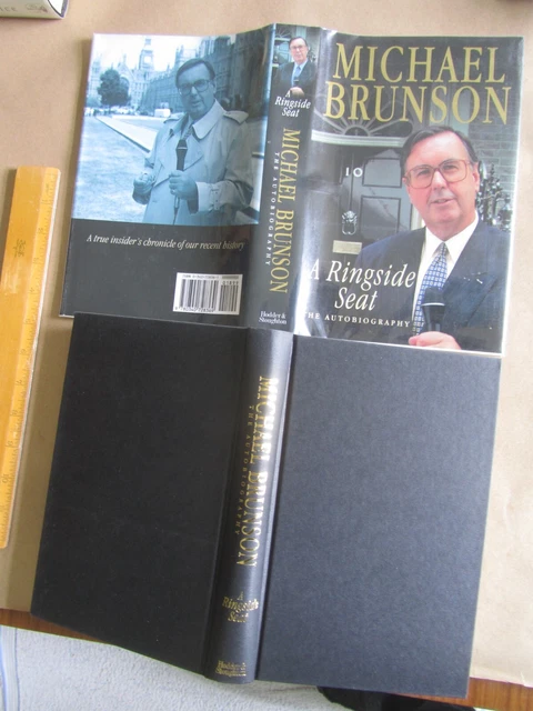 A RINGSIDE SEAT the Autobiography - Michael Brunson - 1st SIGNED HB/DJ ...