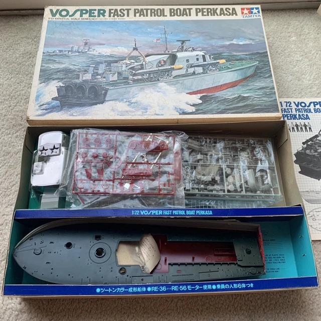 TAMIYA VOSPER FAST Patrol Boat Perkasa 1/72 Scale Model Kit EUR 114,65 ...
